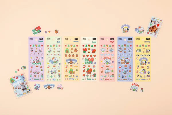 BT21 MANG HOLIDAY STICKER – MyOppa