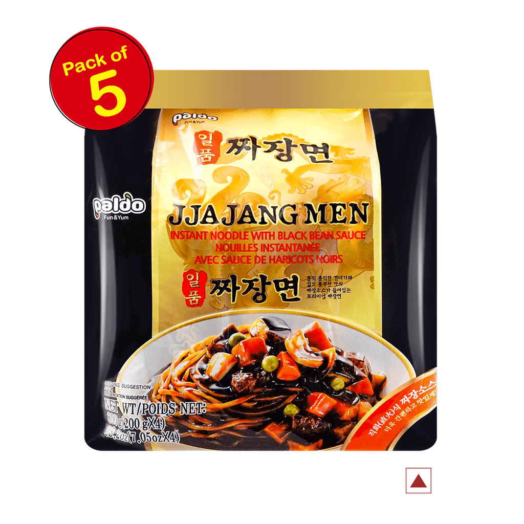Paldo Fun & Yum JJAJANGMEN instant Korean Noodles (Pack of 4) 600gm – MyOppa